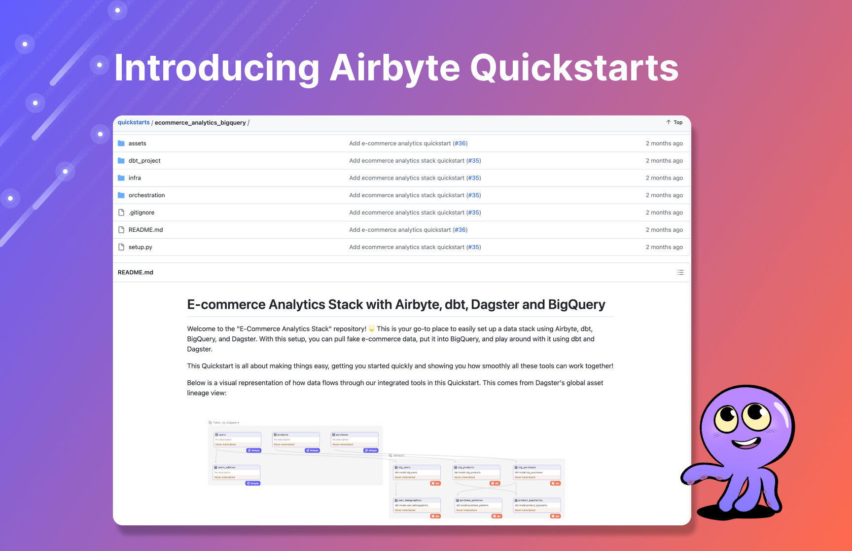 Introducing Airbyte Quickstarts: Practical Examples To Simplify Your Data Stack Setup | Airbyte